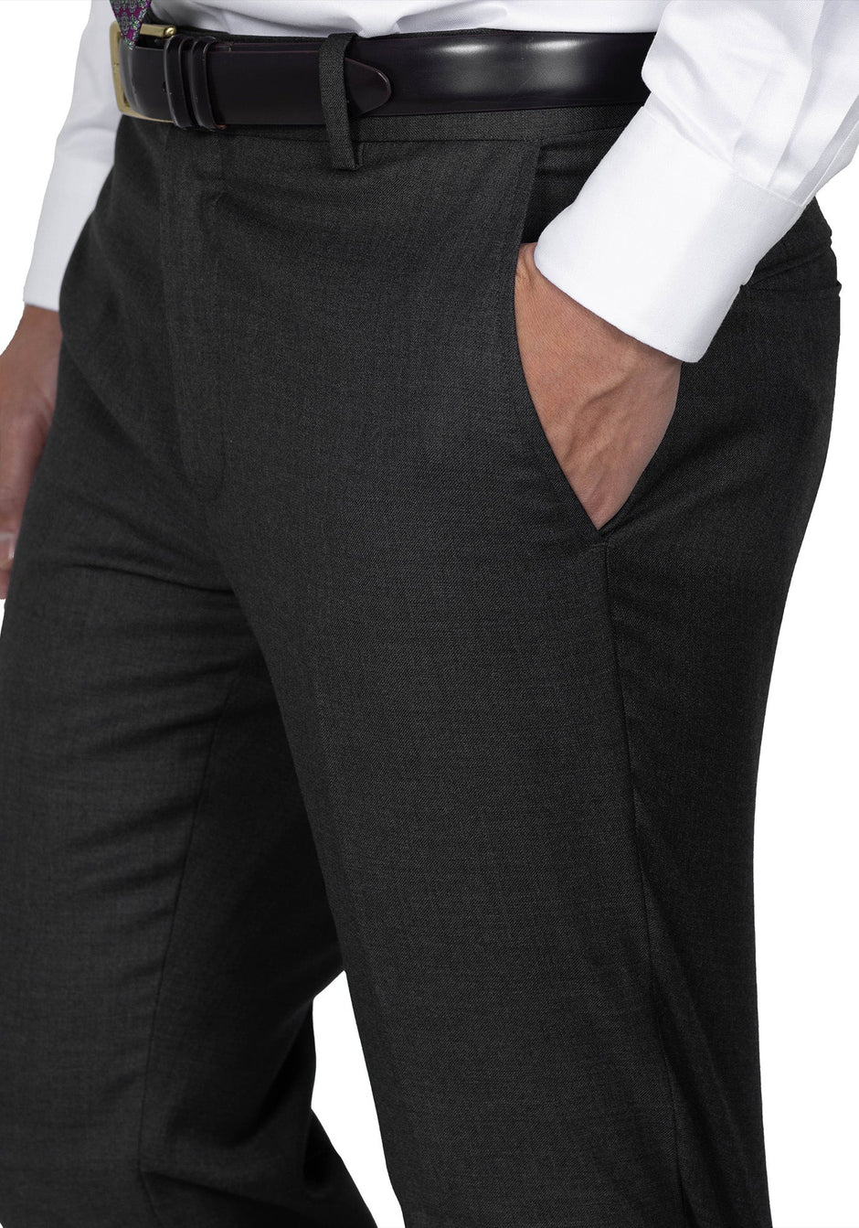 Custom Dress Pants | Tailored Rise, Taper & Break – Black Lapel